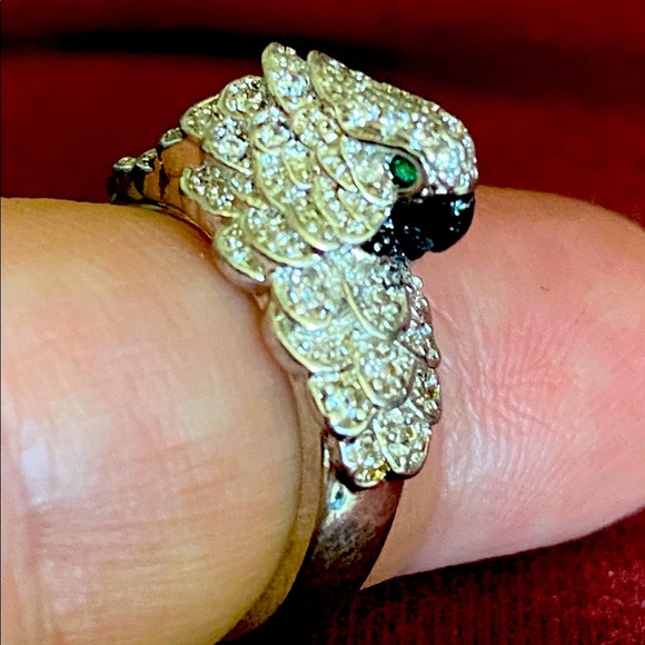 Jewelry | Topaz And Emerald Quartz Parrot Ring 6 7 | Poshmark
